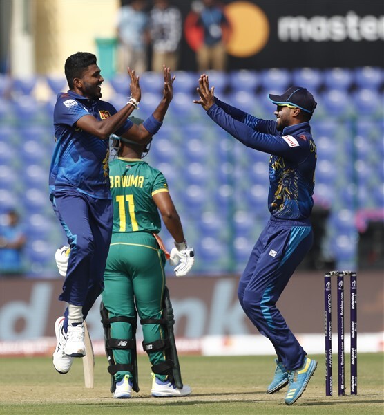 South Africa vs Sri Lanka Photos ICC World Cup 2023 Match 4 - In Action ...