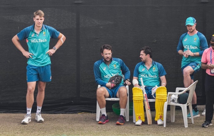 Australia Team Practice Session Ahead of CWC 2023 Finals