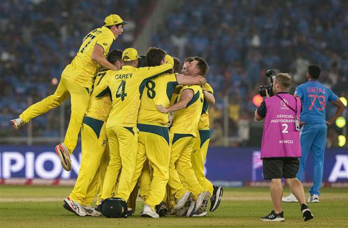 In Pics: Australia Team Celebrates Victory Of Cricket World Cup 2023
