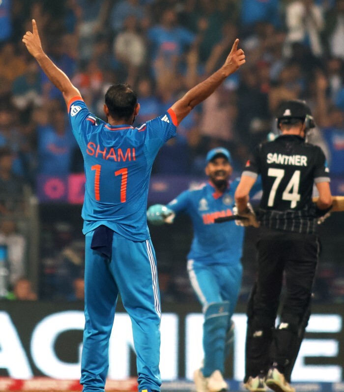 Mohammed Shami's Seven Wickets Take India to World Cup final After 12 years