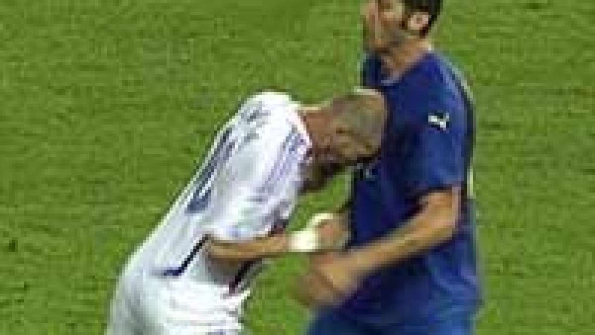 Zinedine Zidane | Marco Materazzi | Headbutt | Football Fights | FIFA ...