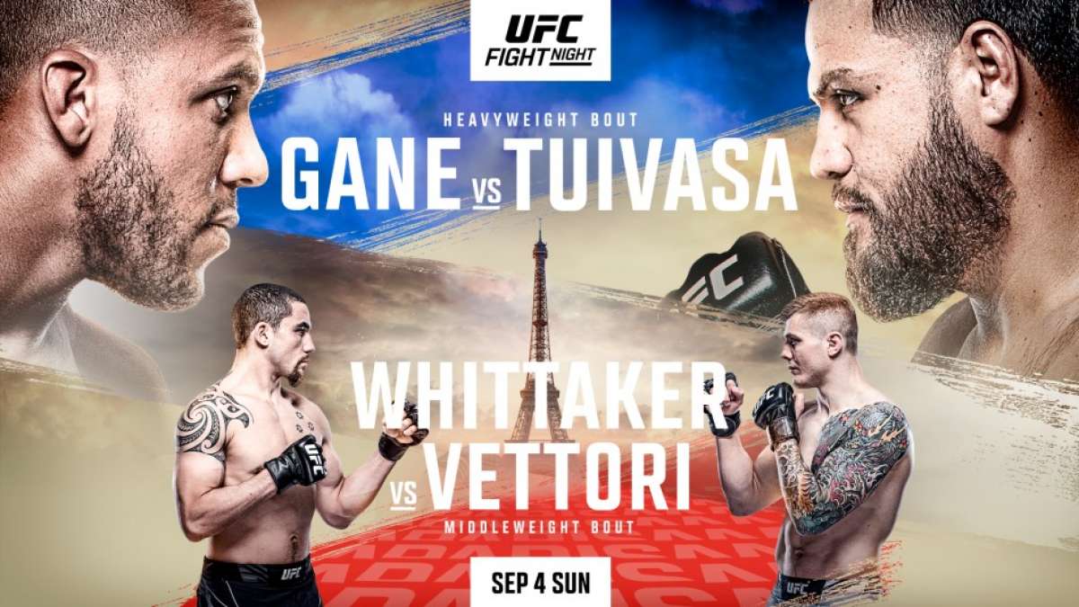 UFC Paris 2022: Gane vs. Tuivasa fight card, date, start time in India ...