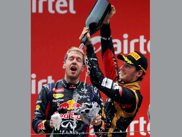 Sebastian Vettel fourth time world champion after F1 win at Grand Prix ...