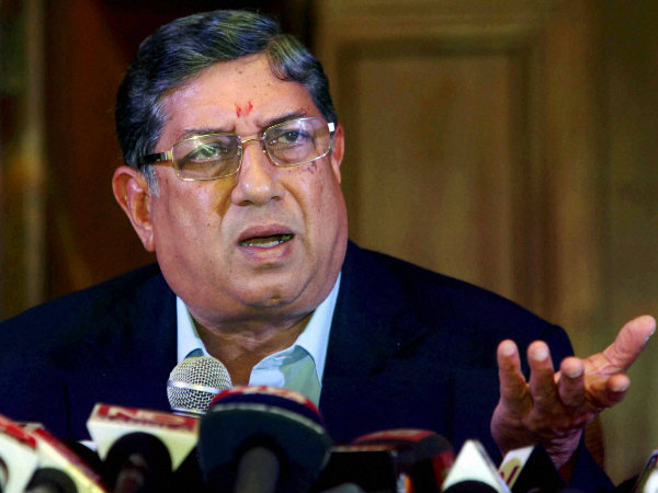 Srinivasan will continue as ICC Chairman, confirms BCCI - myKhel
