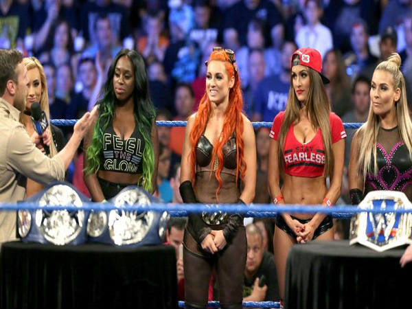 WWE reveals new Women’s and tag team championship for Smackdown division - myKhel