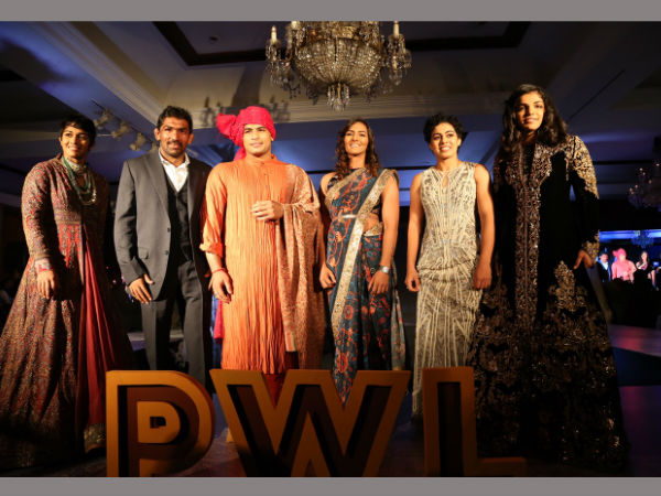 PHOTOS: Indian wrestlers walk the ramp as Pro Wrestling League 2 kicks ...