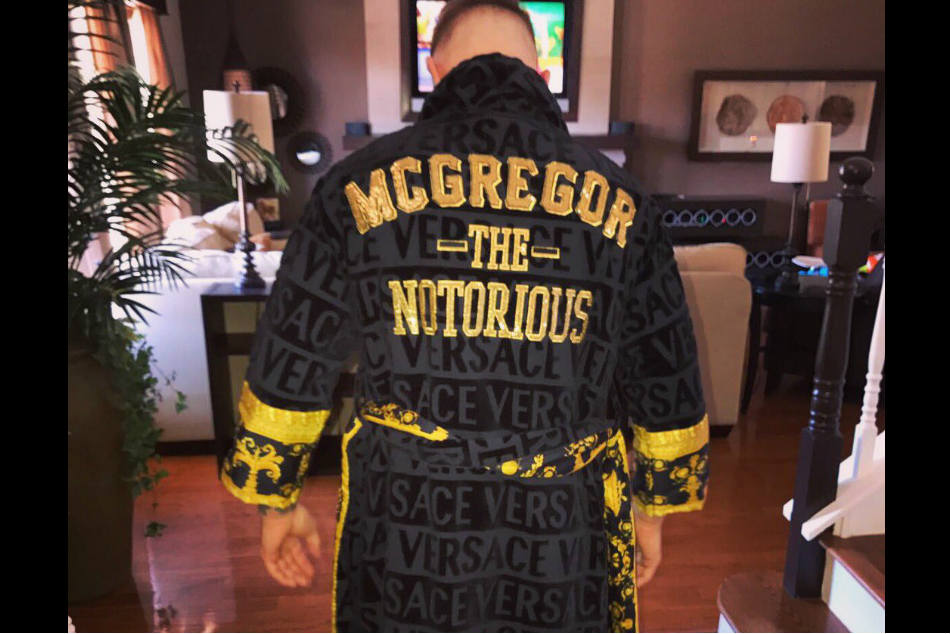 Conor McGregor shows off custom made robe - myKhel