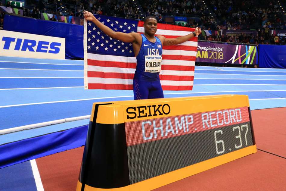 IAAF World Indoors Championships: World-record holder Coleman takes 60m ...