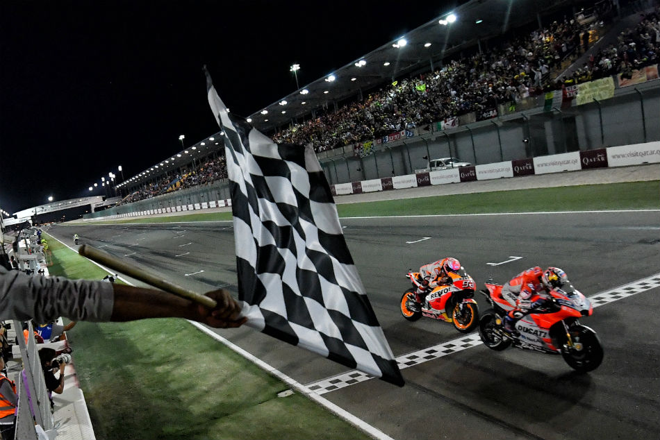 The sensational last lap show at Qatar MotoGP! - myKhel