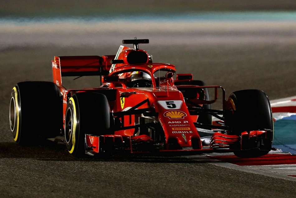 F1: Sebastian Vettel holds off Valtteri Bottas to win Bahrain Grand ...