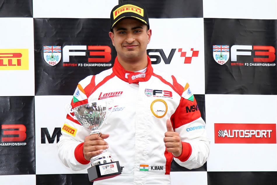 Kush Maini moves into the third spot at the BRDC F3 Championship - myKhel