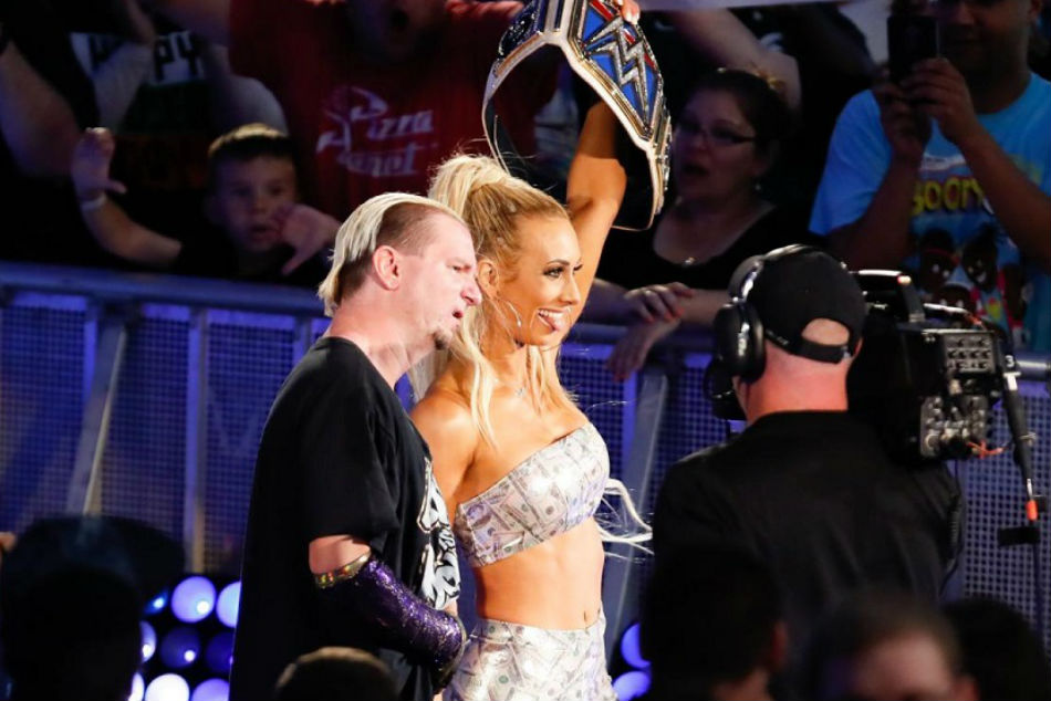 James Ellsworths Wwe Status Hints Future Of Carmellas Title Reign 1194
