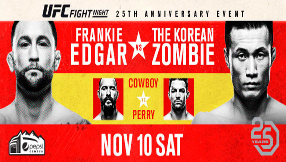 UFC celebrates 25th anniversary with Fight Night: Edgar vs. Korean ...