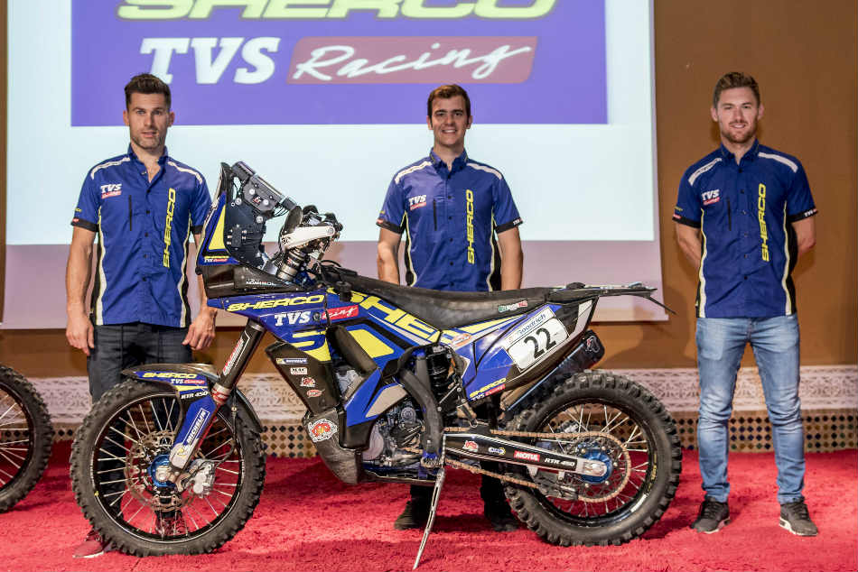 Sherco TVS Rally Factory Team announces 4-rider squad for Dakar 2019 ...