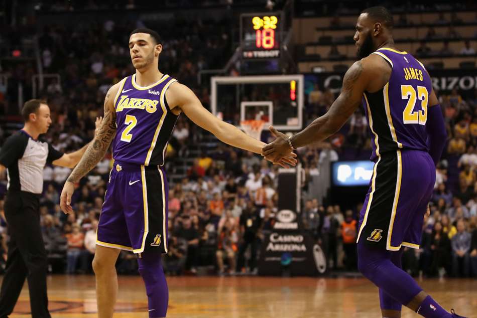 LeBron, Ball first Lakers team-mates with triple-doubles in same game ...