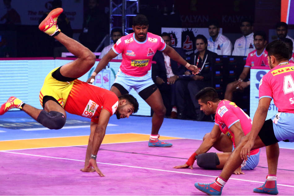 PKL: Gujarat Fortunegiants beat Jaipur Pink Panthers - myKhel