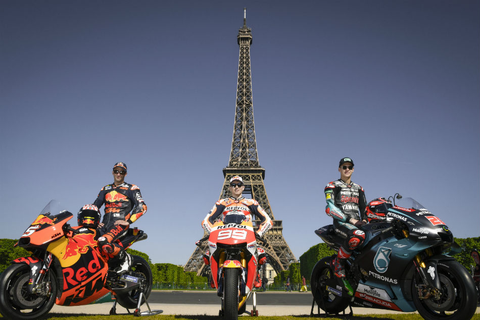 MotoGP riders make a pit stop in Paris - myKhel