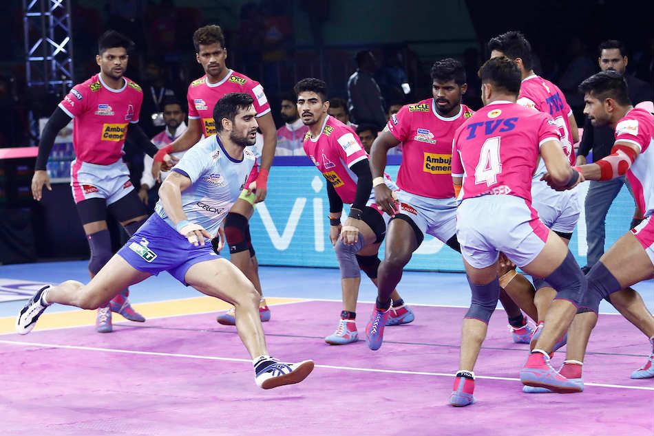PKL 2019: Table toppers Jaipur Pink Panthers open up 7-point lead after defeating Tamil ...