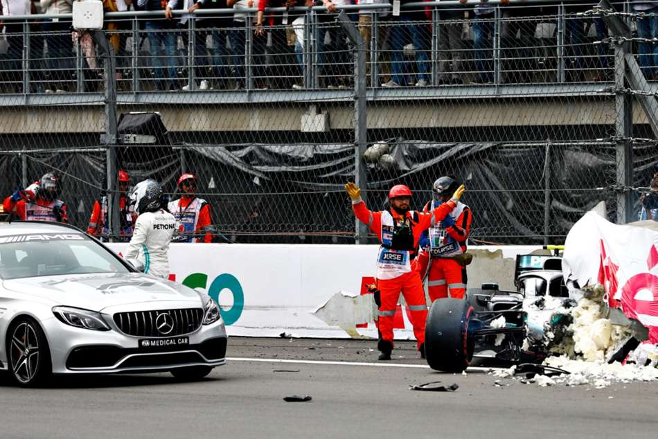 Bottas avoids injury after big qualifying crash in Mexico - myKhel