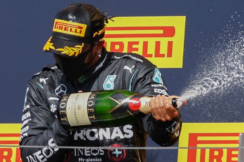 F1 2020: Hamilton limps to dramatic home win, puncture costs Bottas ...