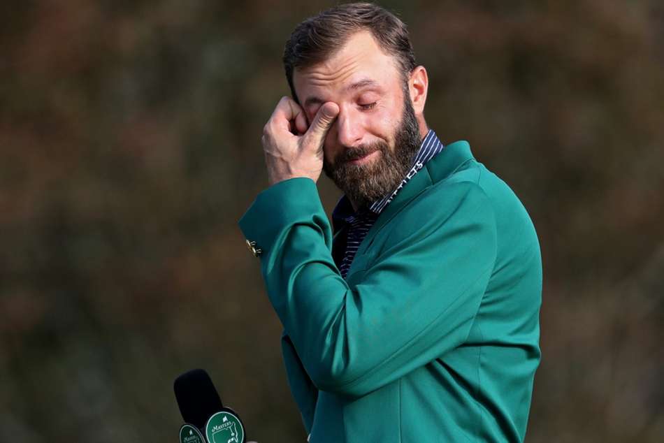 The Masters: Johnson admits to tears on 18th after 'dream' Augusta ...
