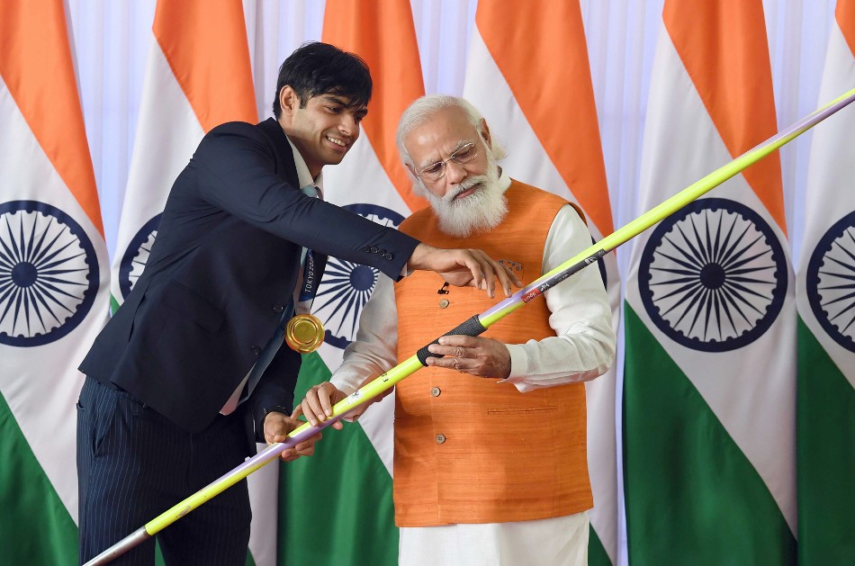 Prime Minister Narendra Modi lauds Neeraj Chopra for motivating young ...