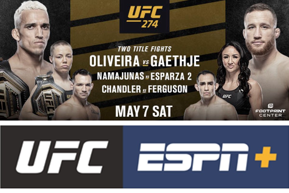 Blockbuster championship doubleheader headlines UFC 274 in May - myKhel