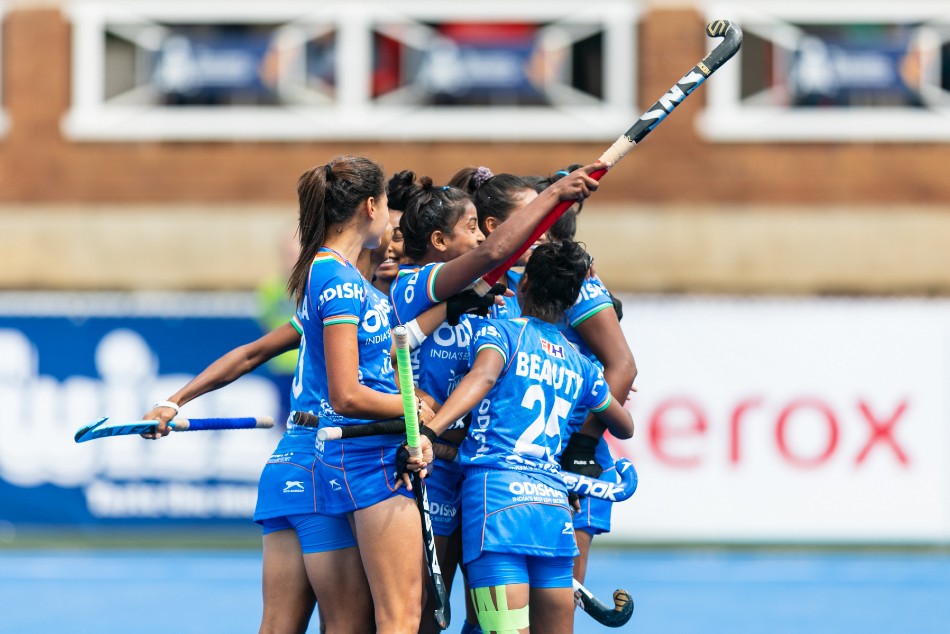 Goalie Bichu Devi stars in Indian Junior Women's thrilling 2-1 victory ...