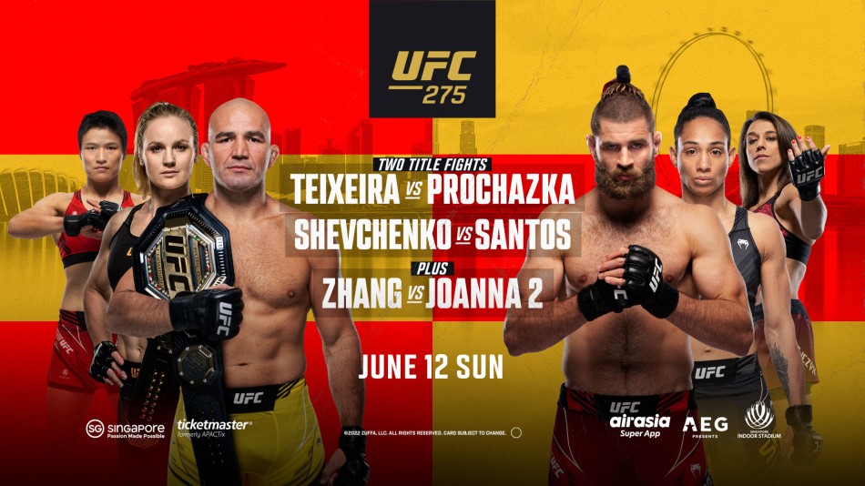 UFC 275: Teixiera vs. Prochazka fight card, date, timings in IST ...