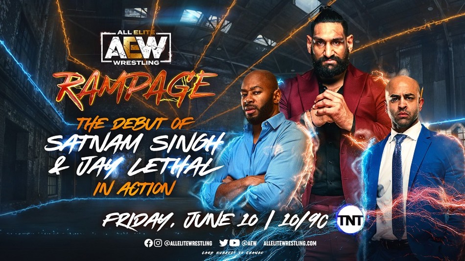 AEW Rampage: Indian-origin Satnam Singh’s debut match announced ...