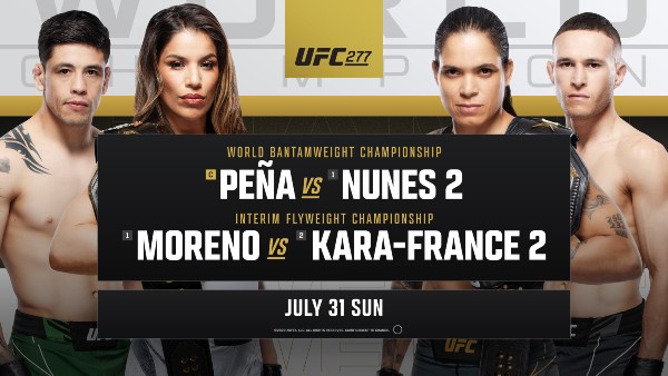 UFC 277: Pena vs. Nunes 2 fight card, date, timings in IST, telecast ...