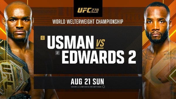 UFC 278: Usman vs. Edwards 2 fight card, date, timings in IST, telecast ...