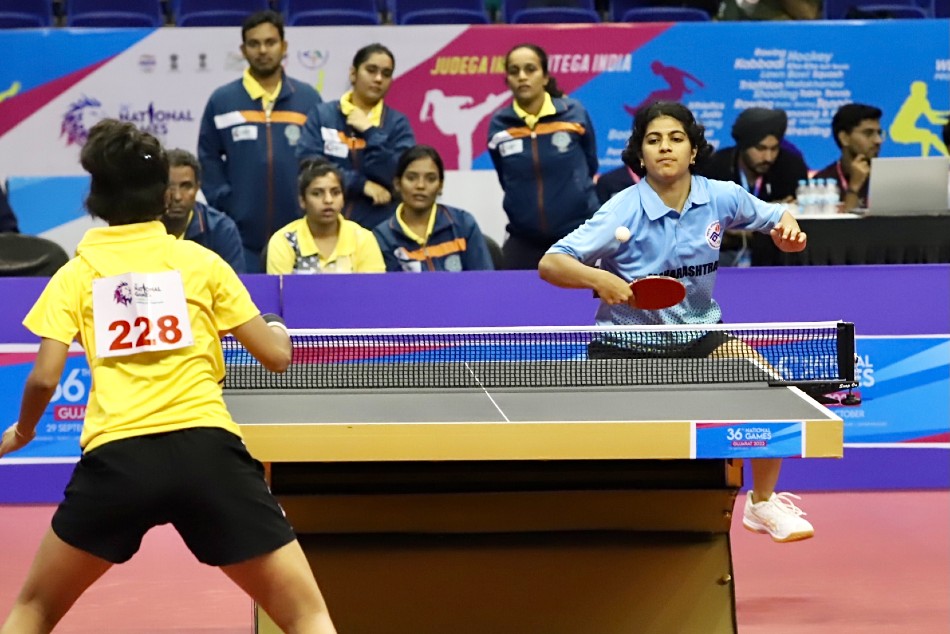 National Games Table Tennis: Maharashtra, West Bengal win two rounds ...