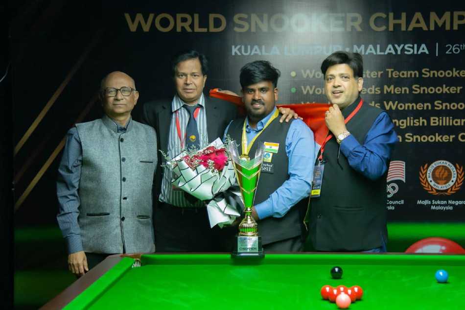 Shrikrishna crowned world 6-red snooker champion - myKhel