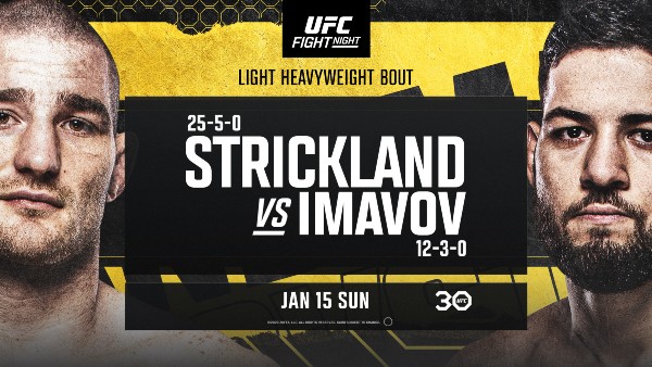 UFC Vegas 67: Strickland vs. Imavov Fight Card, Date, Start Time in ...