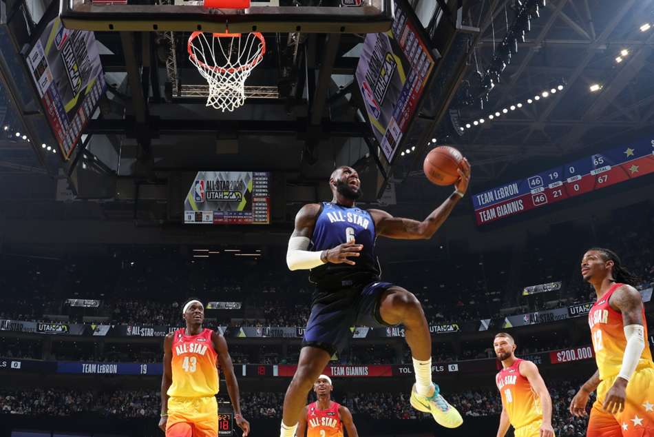 Lebron James Dunk All Star Game 2022