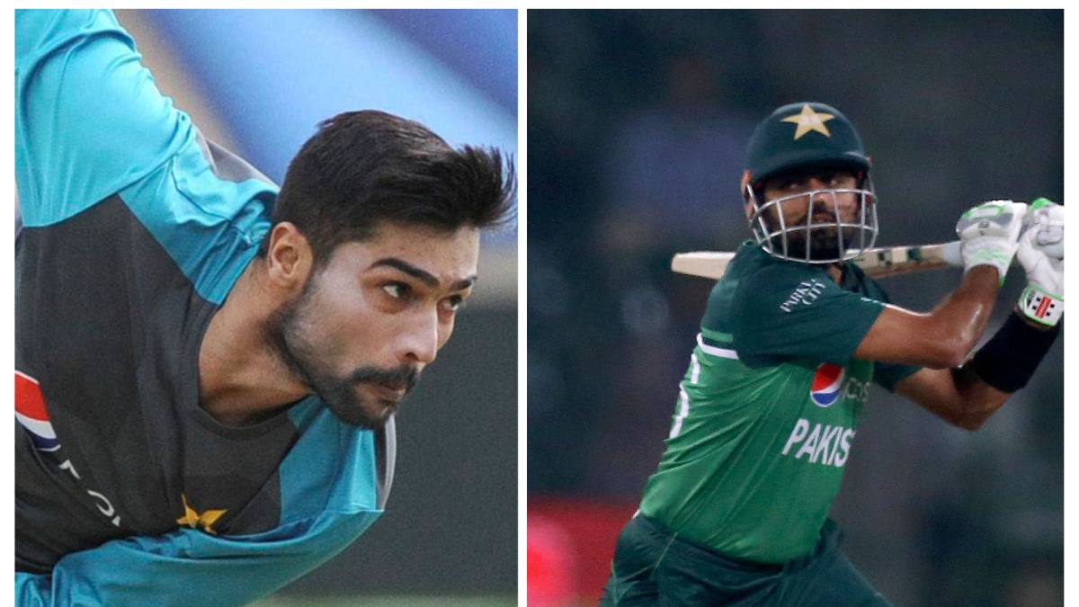 Babar Azam Vs Mohammad Amir Showdown In Psl Pacer Throws Ball In