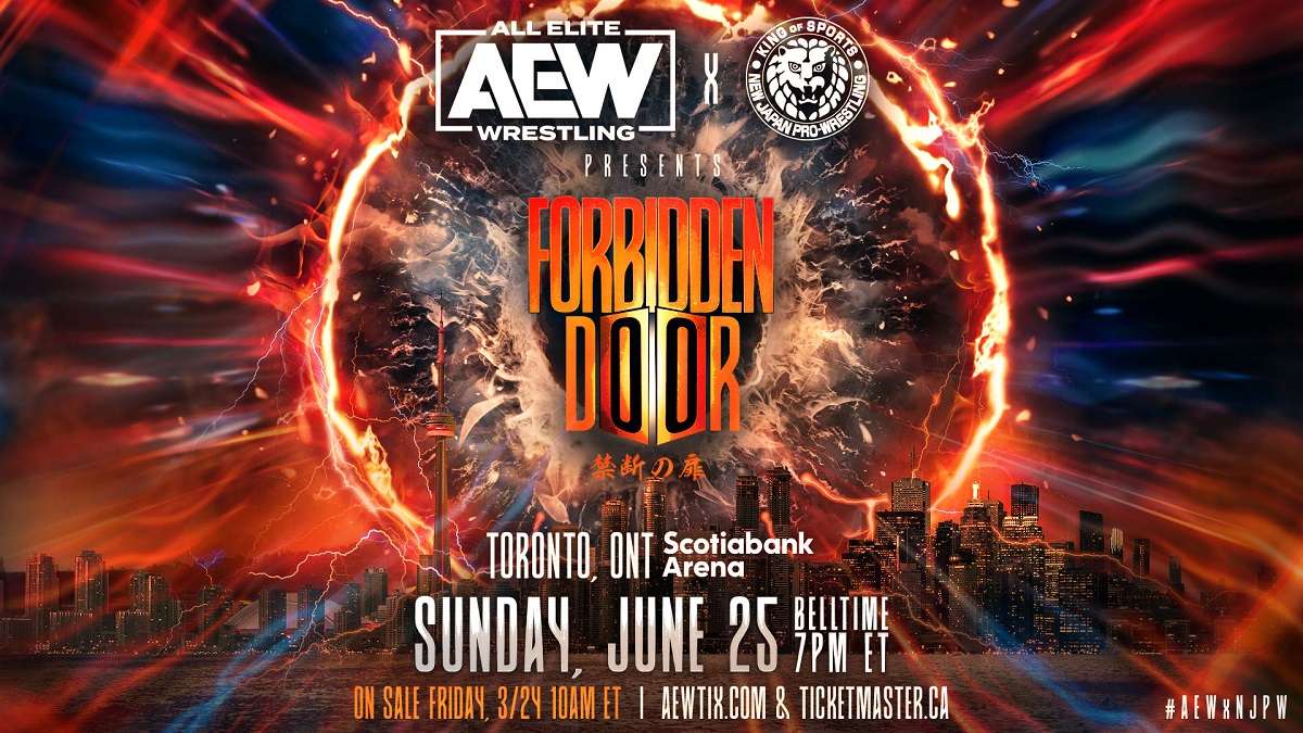 AEWxNJPW Forbidden Door 2 announced alongside March 17 Rampage card ...