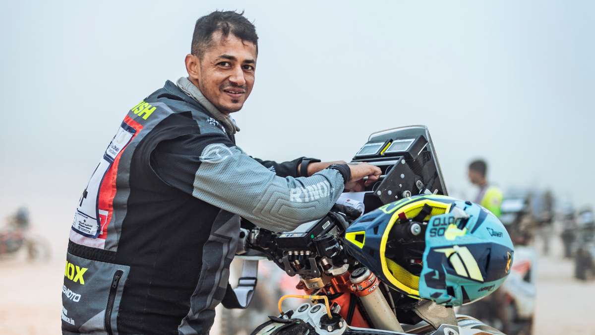 Ashish Raorane completes AB Desert Challenge, ready for Dakar 2024 ...