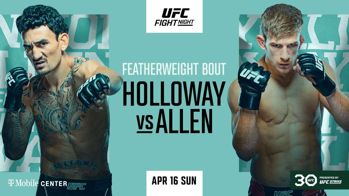 UFC Kansas City 2023: Holloway vs. Allen Fight Card, Date, Time in ...