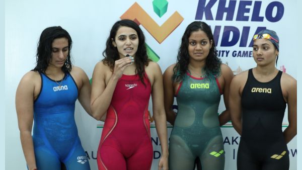 Khelo India University Games 2022: 42 Medals won between Swimming ...