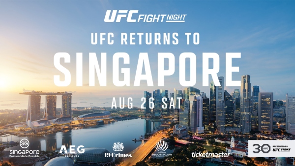 UFC Returns To Singapore In August For UFC Fight Night: Holloway vs ...
