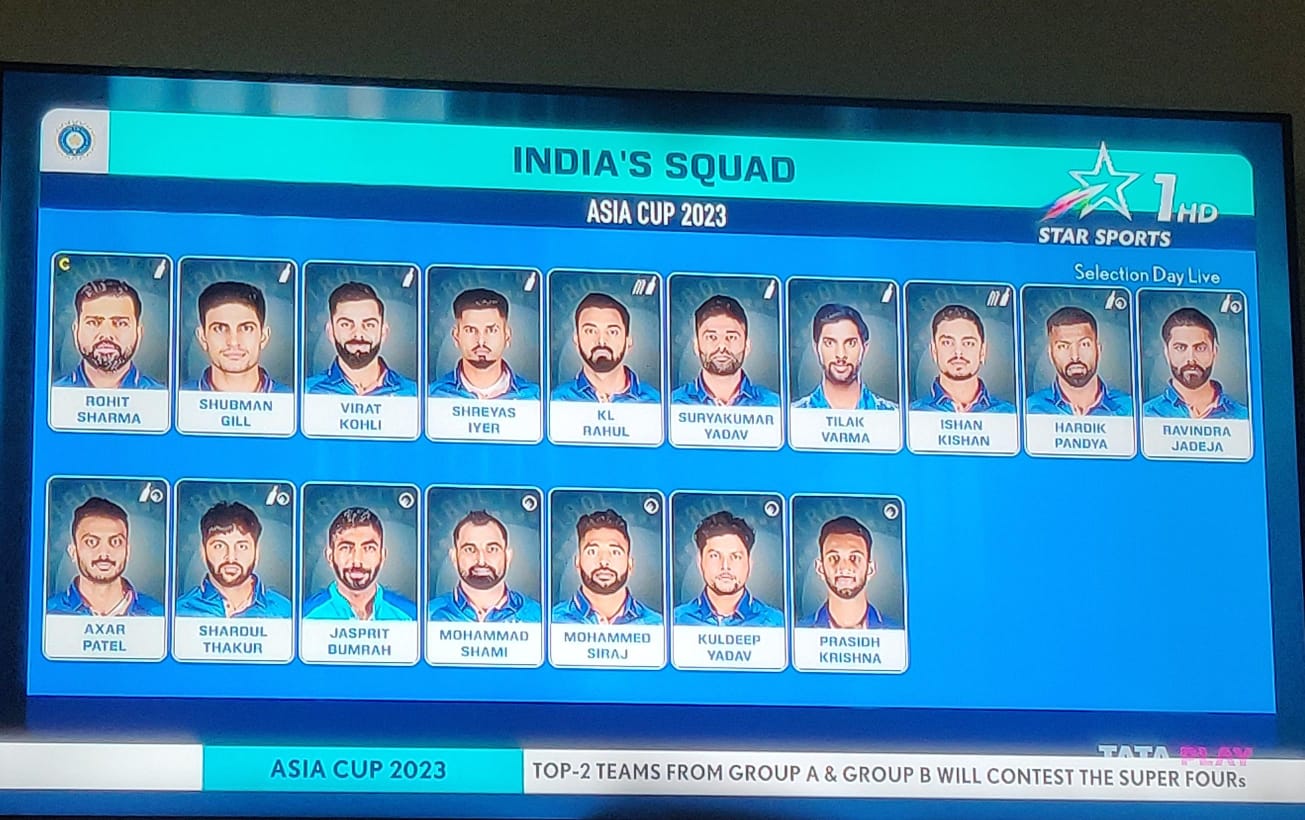 Asia Cup 2023 India Squad Highlights: Rahul, Iyer, Bumrah make a ...