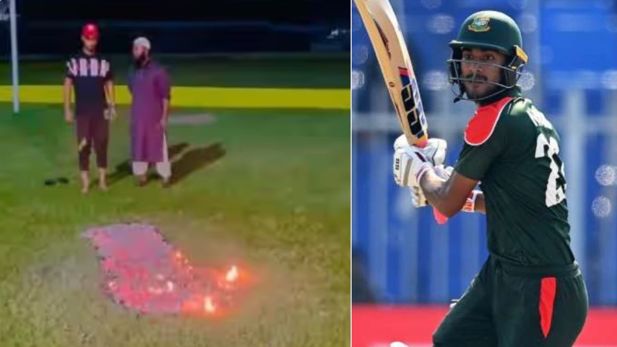 Bangladesh Cricketer Mohammad Naim Walks on Fire to Prepare for Asia ...