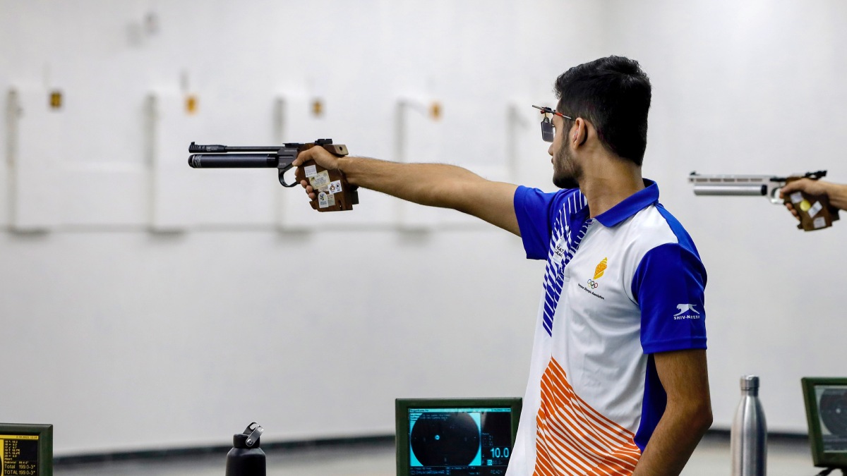 Asian Games 2023: Men's 25m Rapid Fire Pistol Team Win Bronze, Add ...