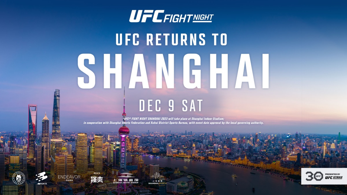 UFC Shanghai 2023: Promotion Returns To China With Fight Night ...