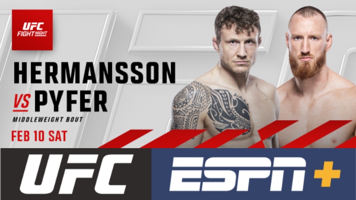 Hermansson vs Pyfer To Headline UFC Vegas 86 In February 2024 - myKhel