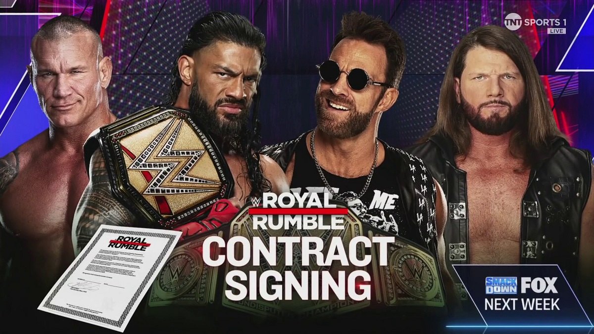 WWE SmackDown: Royal Rumble Contract Signing & Title Match Set For ...