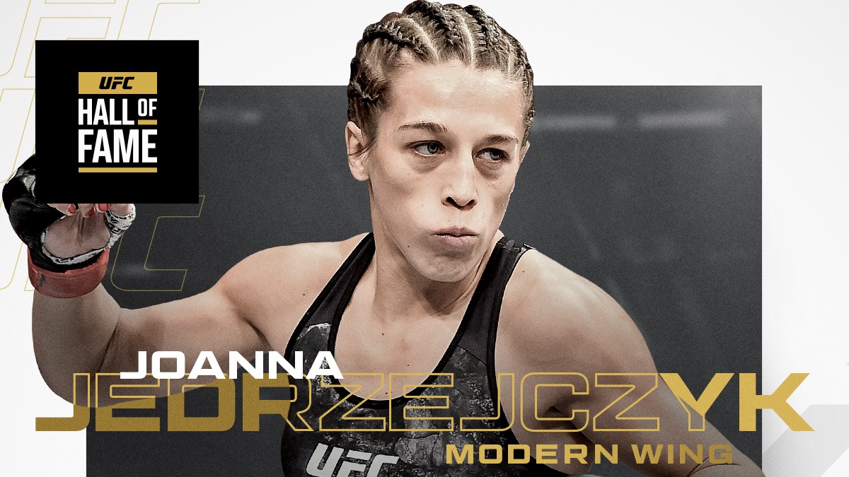 UFC Hall of Fame 2024: Joanna Jedrzejczyk Inducted Into Modern Wing ...