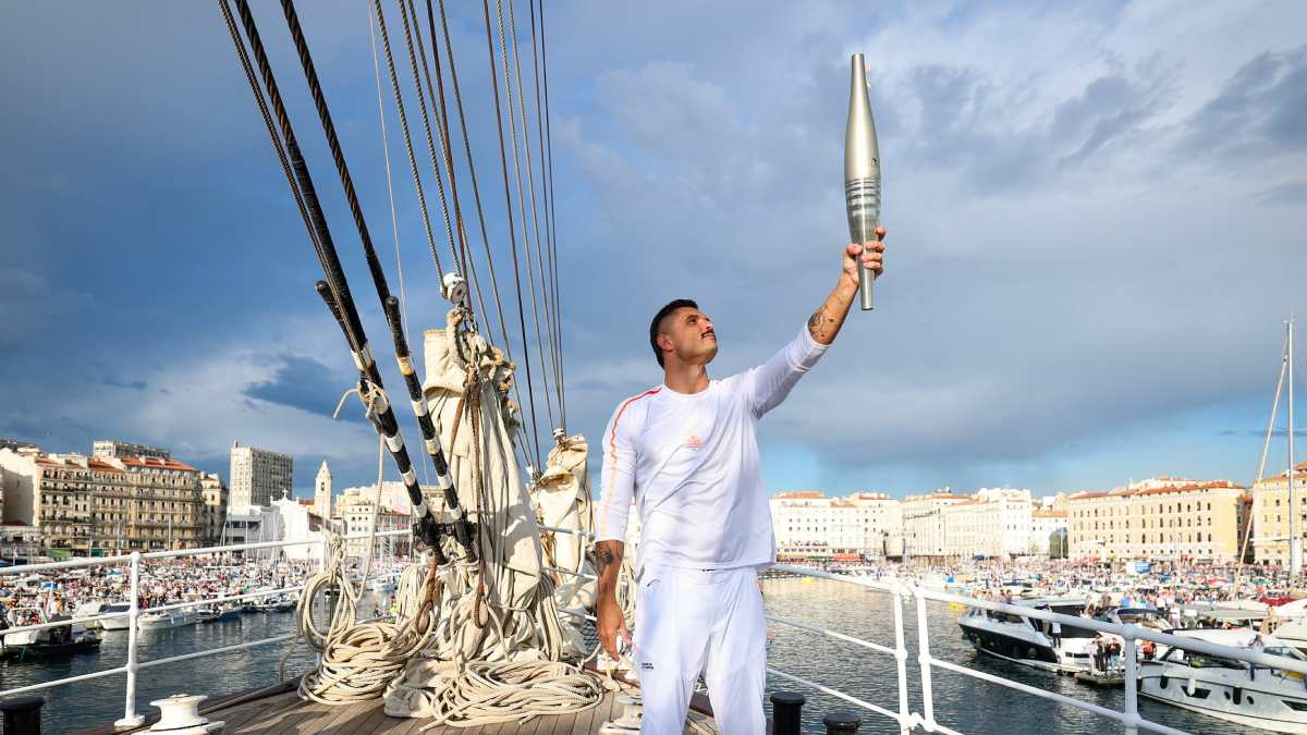 Olympic Flame Arrives in Marseille as Paris 2024 Torch Relay Gets ...